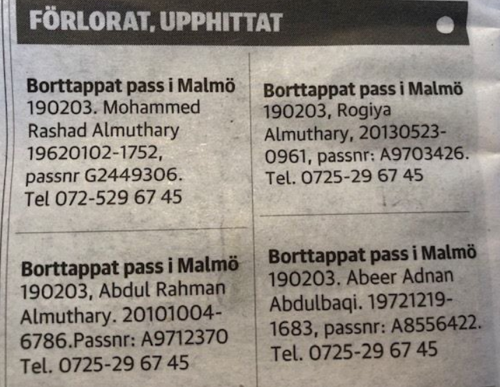 Svenska pass försvinner – Petterssons gör Sverige lagom!