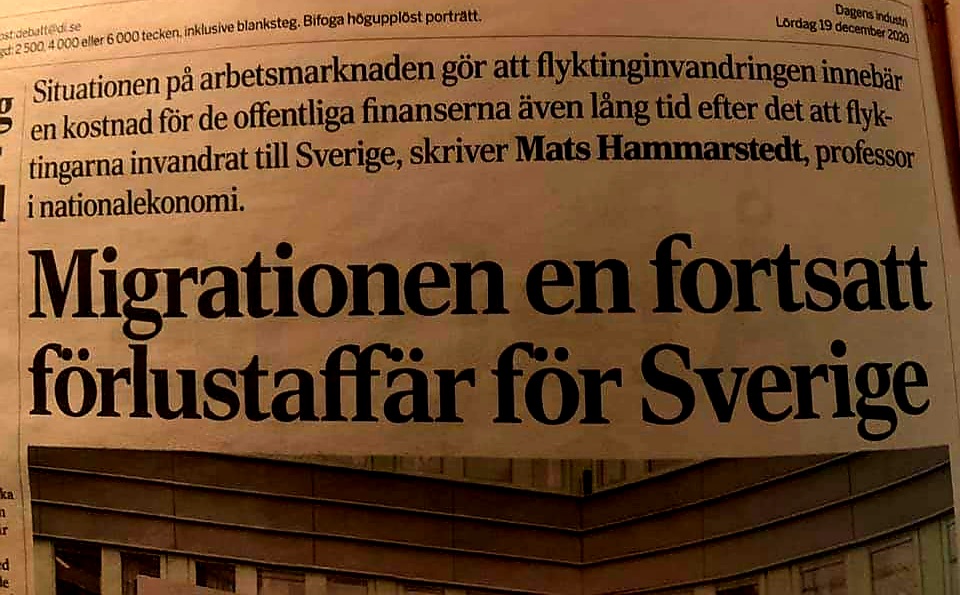Migrationen en fortsatt förlustaffär för Sverige – Petterssons gör ...