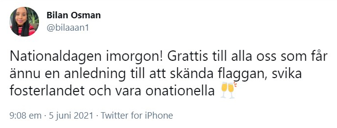 Är Bilan Osman riktigt klok? – Petterssons gör Sverige lagom!