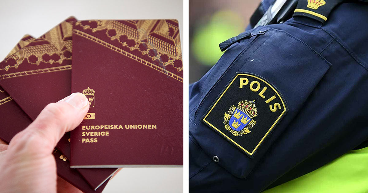 Nya poliser jobbar med passen – Petterssons gör Sverige lagom!