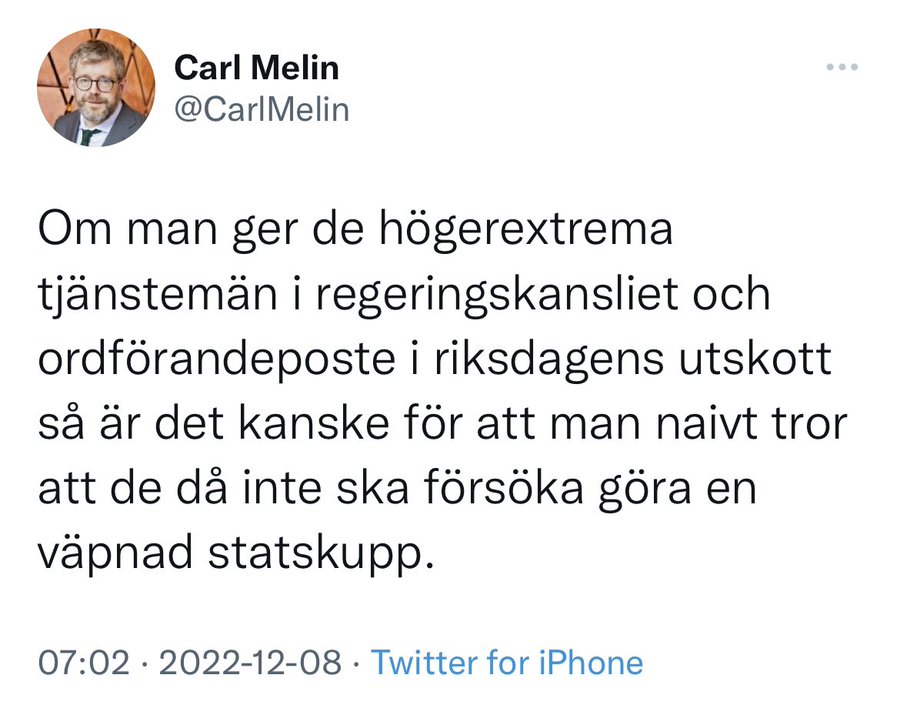 SD förbereder väpnad statskupp – Petterssons gör Sverige lagom!