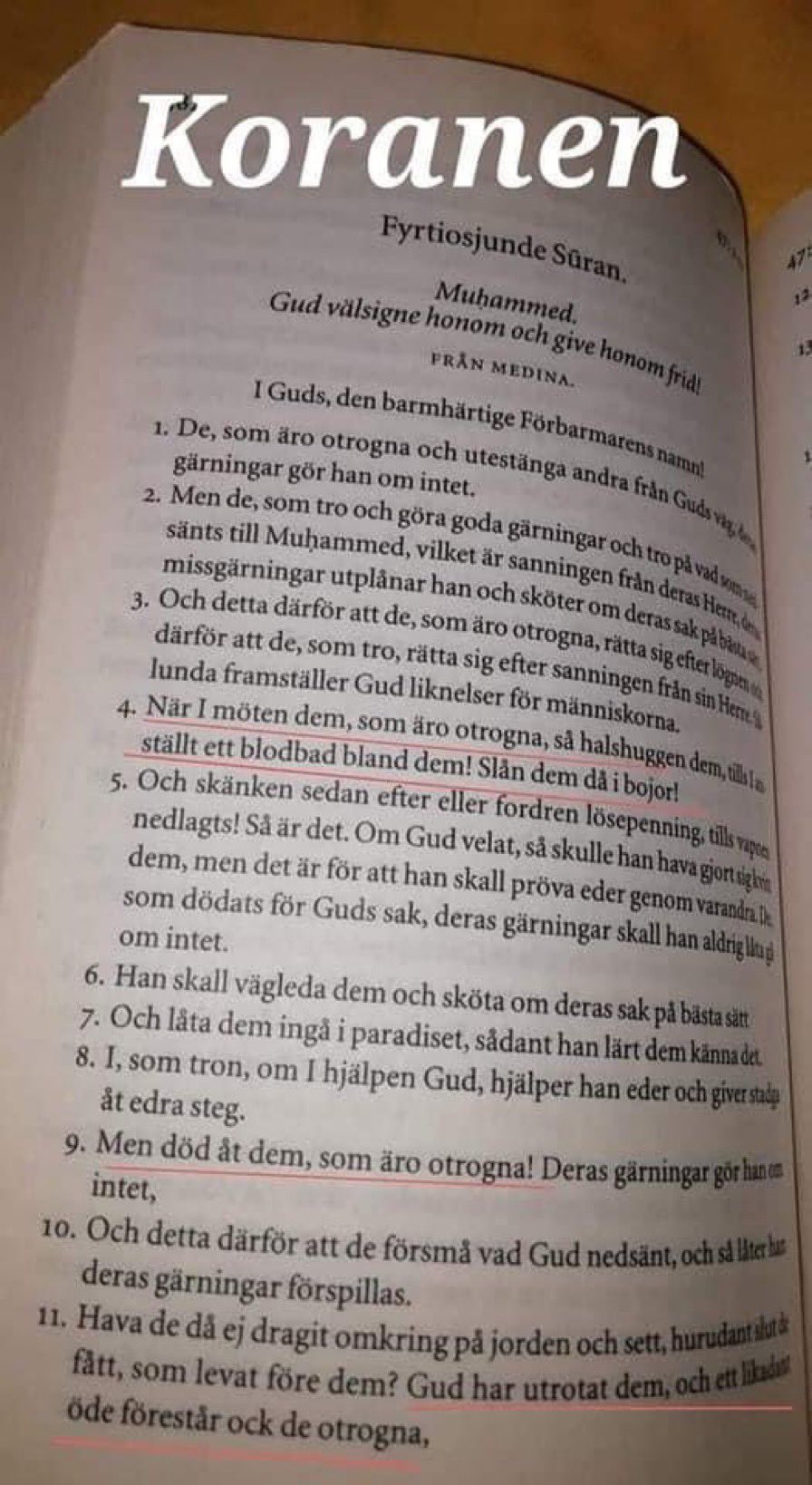 Nej till islam – Petterssons gör Sverige lagom!