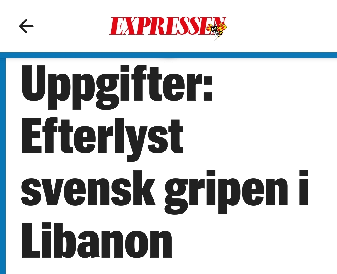 ”Svensken” Issa El-Chaer gripen i Libanon – Petterssons gör Sverige lagom!