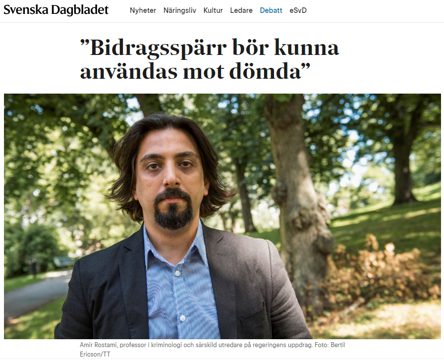 Inför bidragsspärr mot dömda – Petterssons gör Sverige lagom!