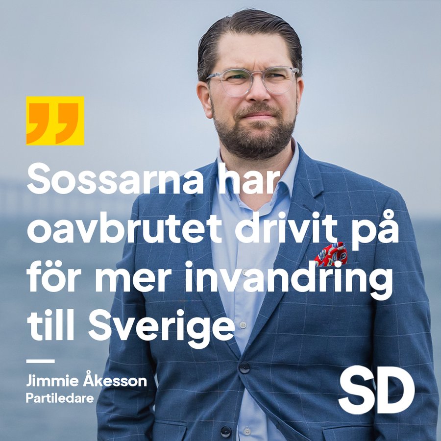 Moderaternas invandringspolitik knäckte nästan Sverige ljuger S ...
