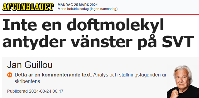 SVT blir allt mer tydligt högervridet – Petterssons gör Sverige lagom!