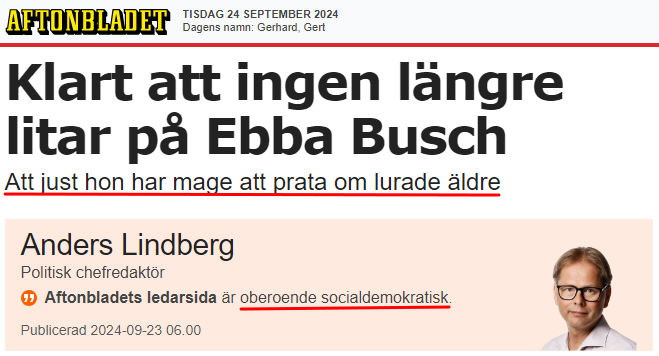 Anders Lindberg försöker desperat flytta fokus från Socialdemokraternas ...