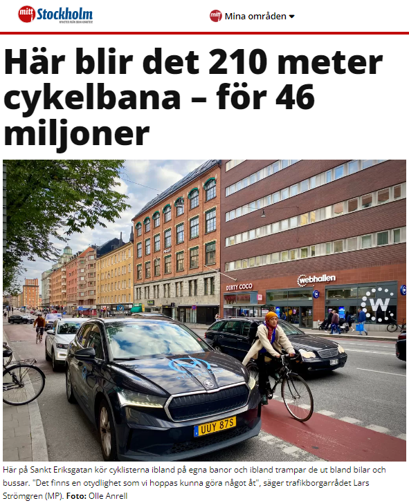 Skattehöjning och 210 m cykelbana för 46 miljoner – Petterssons gör ...