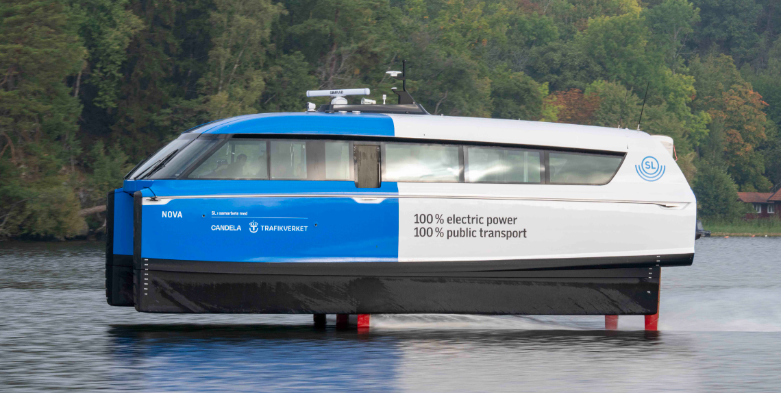 Världens första elektriska bärplansbåt i linjetrafik – Petterssons gör ...