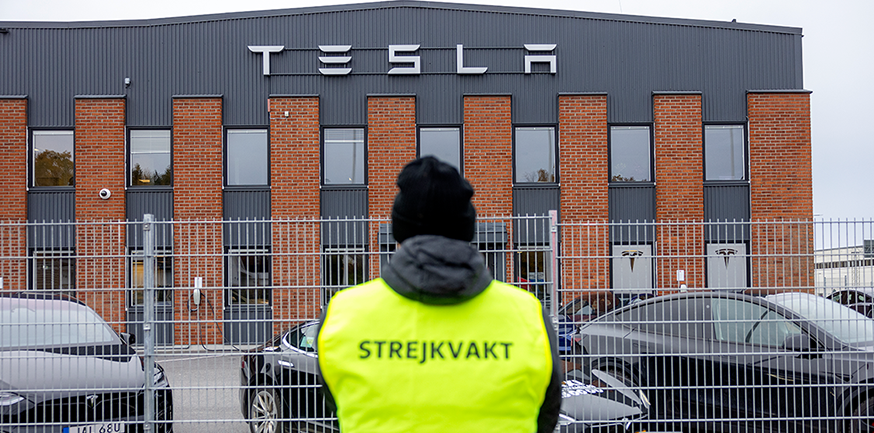 IF Metall öppnar för andra lösningar än kollektivavtal med Tesla ...