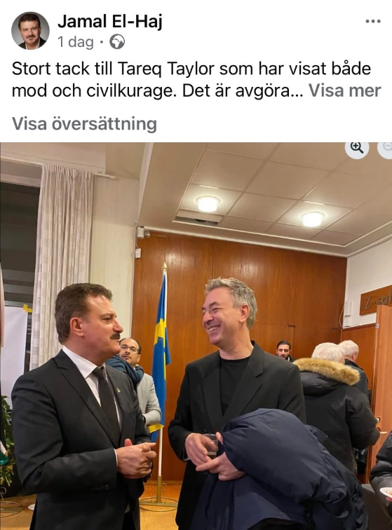 Jamal El-Haj tackar Tareq Taylor – Petterssons gör Sverige lagom!